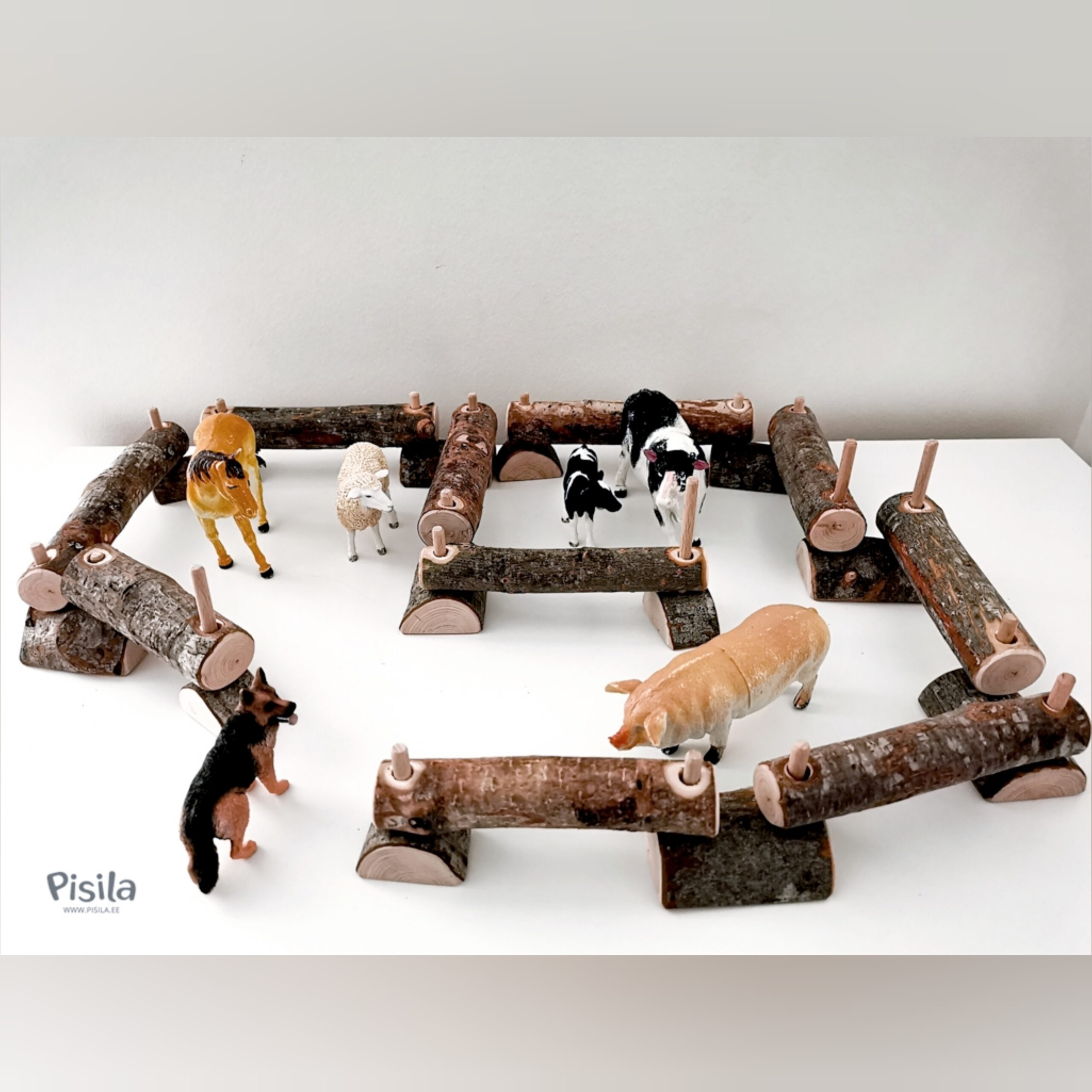 Puidust loomade aedik (22-osaline) - Pisila